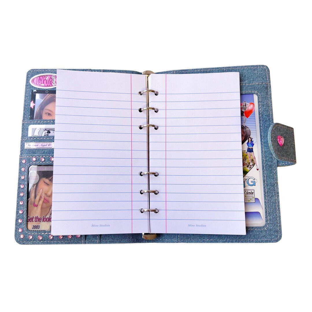 A6 School Note Paper Refill, A6 Planner, Kpop Journal, Korean ...