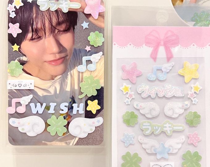 Nct Wish Purikura Stickers | Set of 6 - Etsy