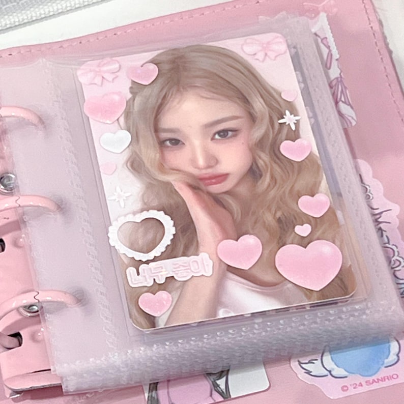 Kpop Deco Sticker, Sweetheart Sticker, Korean Stationery, Toploader ...