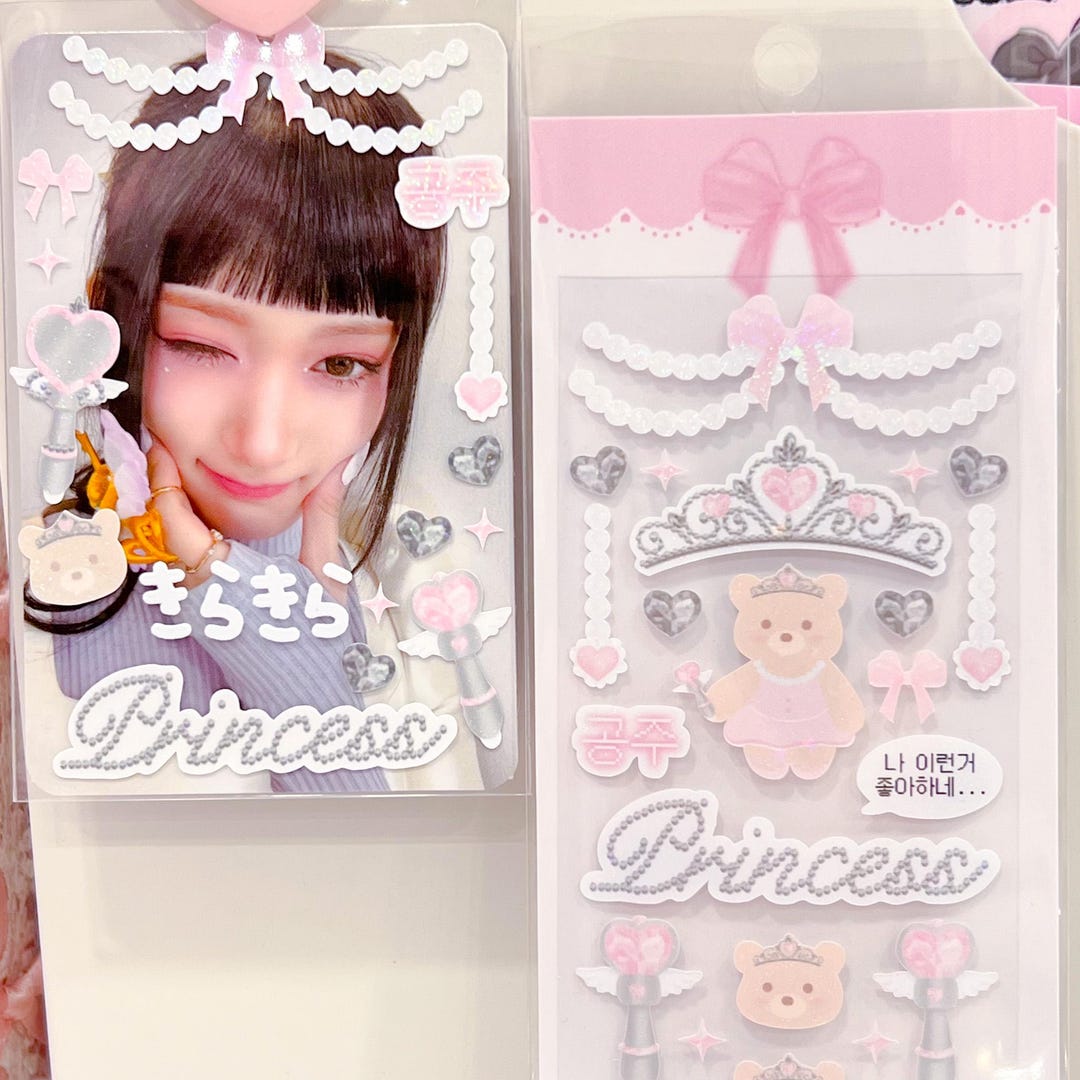 Kpop Deco Sticker, Cyber Princess Sticker, Korean Stationery, Polco ...