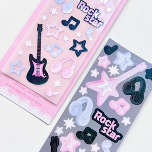 Kpop Deco Sticker, Rockstar Sticker, Korean Stationery, Polco Toploader ...
