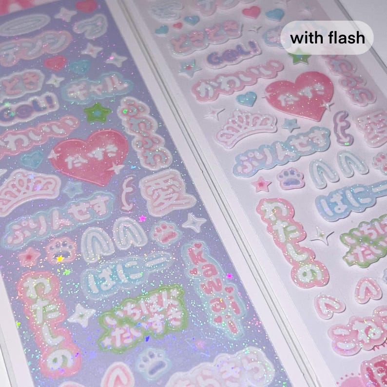 Kpop Deco Sticker, Gyaru Japanese Sticker, Korean Stationery, Polco ...