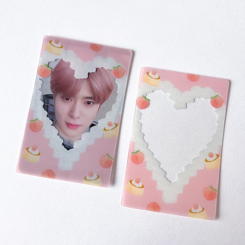 Kpop Photocard Frame Card Fruit Deco Frame Kpop Photocard - Etsy