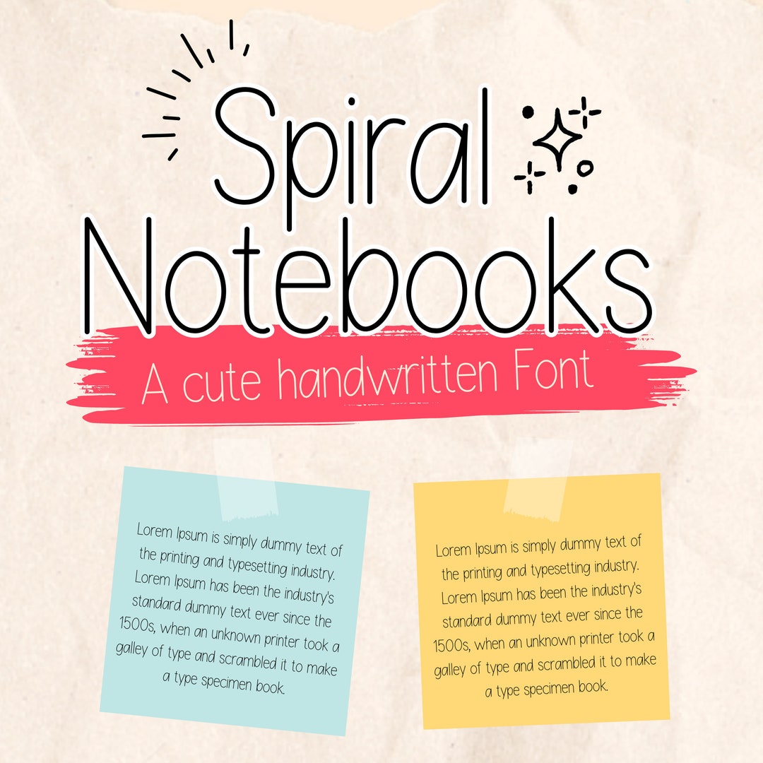 Neat Handwritten Font | Cute Handwriting | Digital Planner Font ...