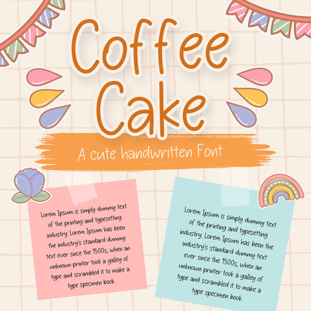 Neat Handwritten Font | Cute Handwriting | Digital Planner Font ...