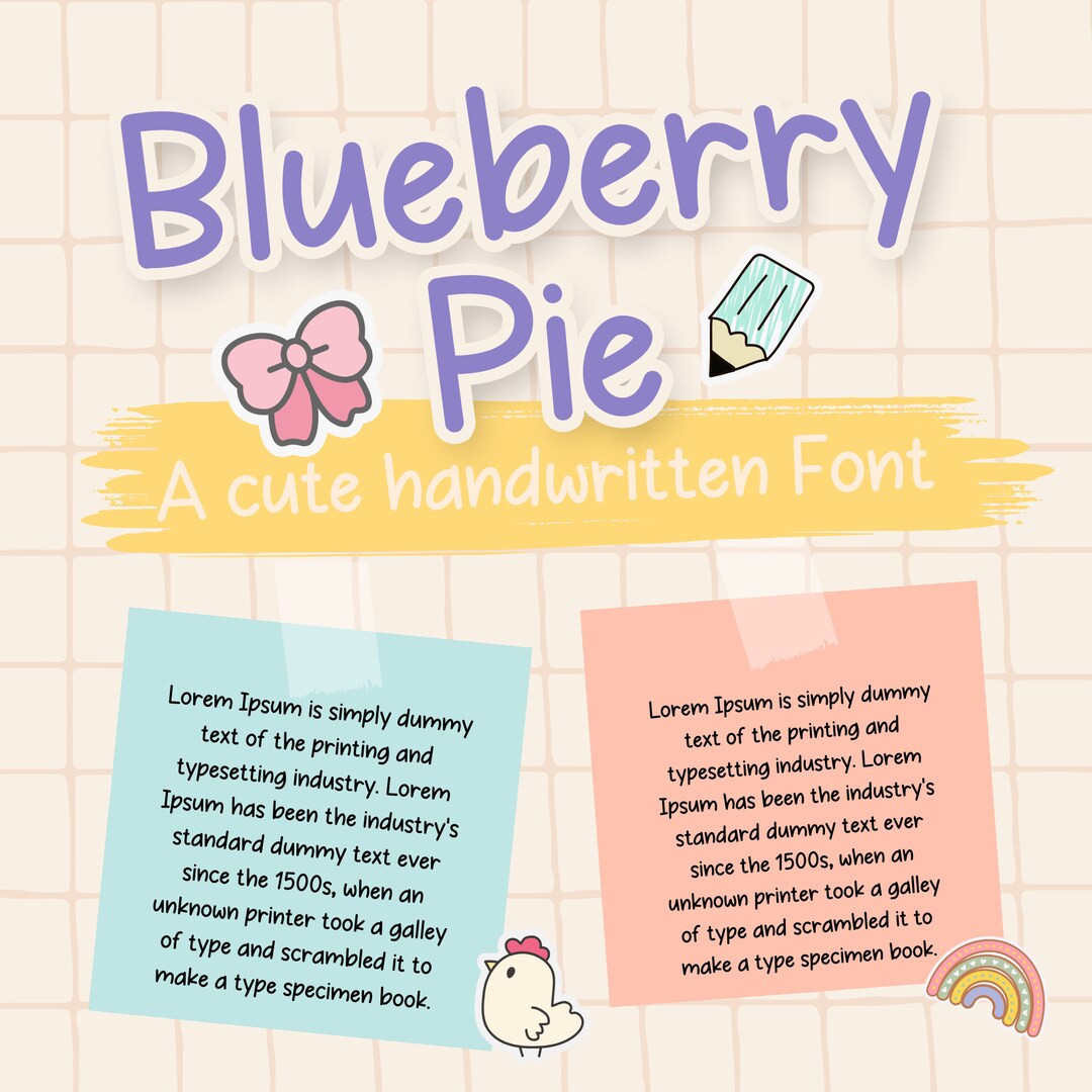 Neat Handwritten Font | Cute Handwriting | Digital Planner Font ...