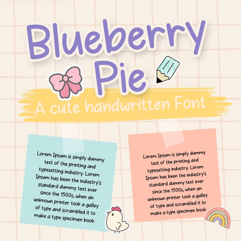 Neat Handwritten Font | Cute Handwriting | Digital Planner Font ...