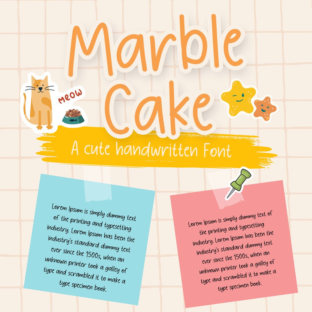 Neat Handwritten Font | Cute Handwriting | Digital Planner Font ...