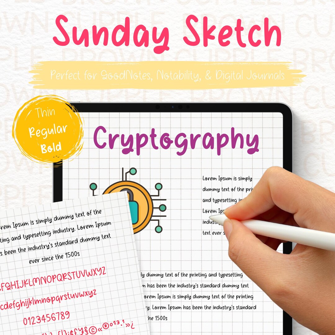 Goodnotes Fonts | Handwritten Font | Handwritten Cursive Font ...