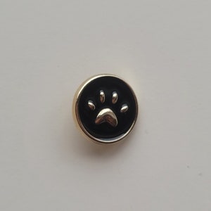Cat/dog Paw Buttons IN PIECES not Sets/ Metal Shank Button/ Different ...