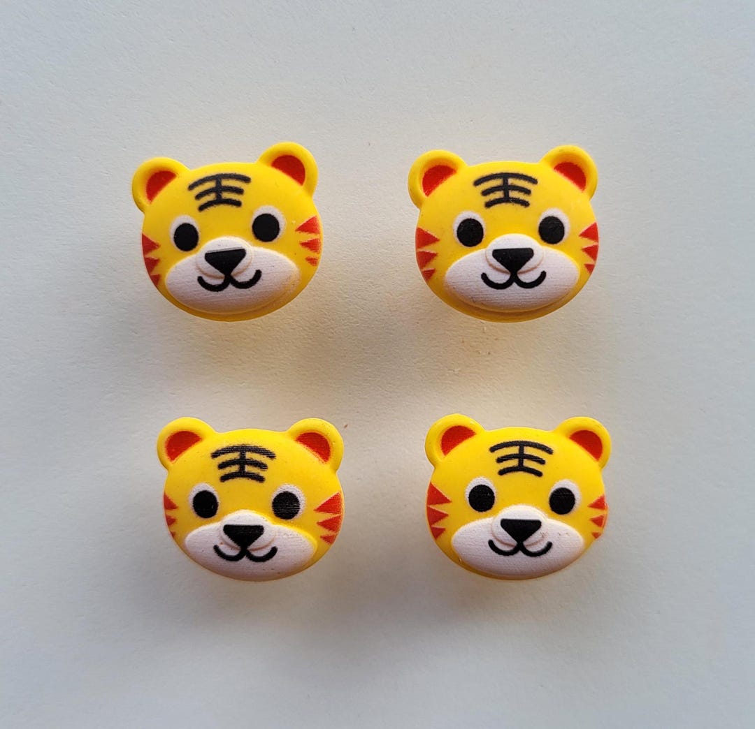 Animal Resin Buttons in PIECES or SETS/ Button for Baby/ Tiger Button ...