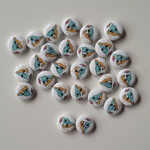 SET of 10 BUTTONS of Different ANIMALS/ Wooden Buttons/ Bee Button ...