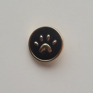 Cat/dog Paw Buttons IN PIECES not Sets/ Metal Shank Button/ Different ...