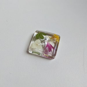 Floral Handmade Buttons in Pieces (not Sets)/ Epoxy Resin Buttons ...