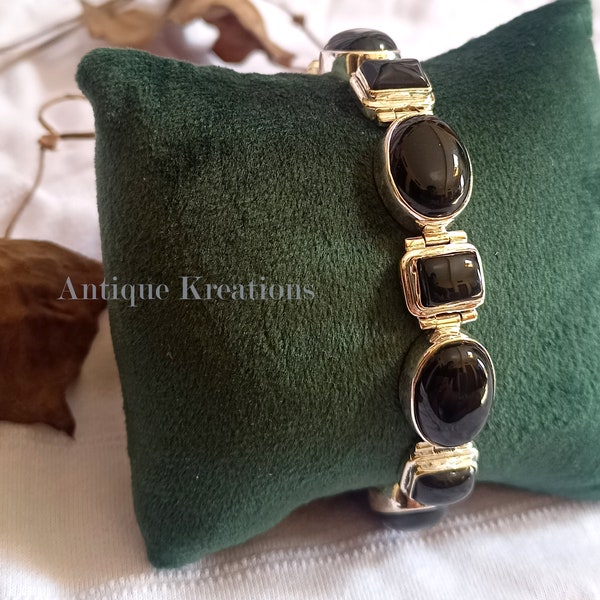 Black Onyx Bracelet - Etsy