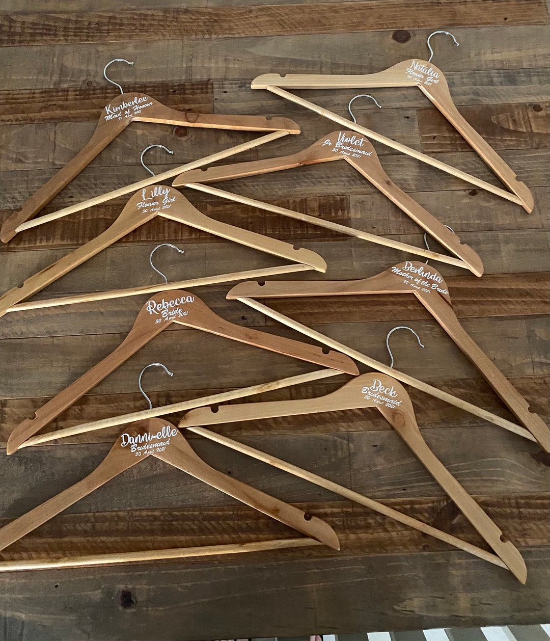 Personalised Coat Hangers - Etsy
