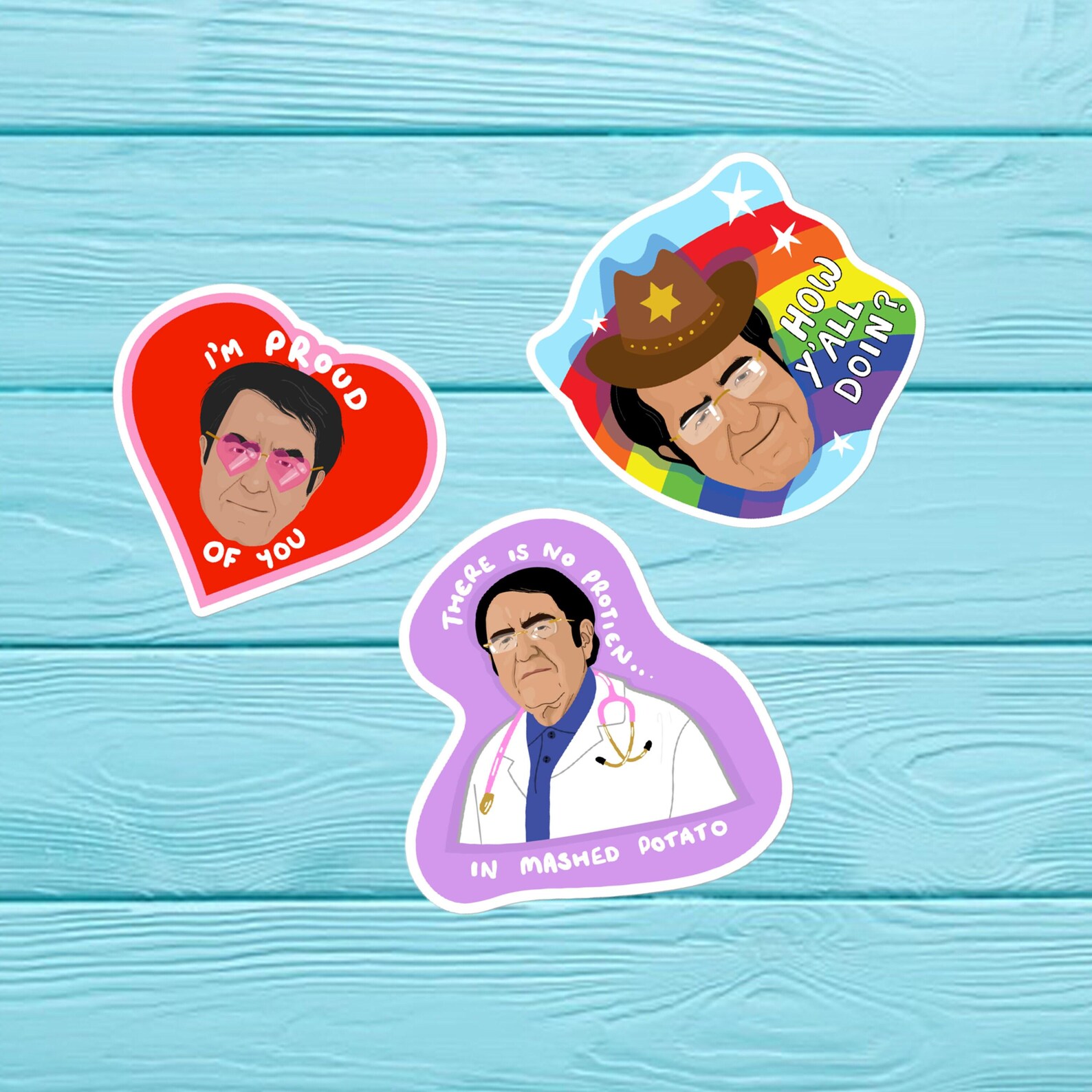 DR NOWZARADAN Vinyl Sticker Set of 3 - Dr Now - My 600lb Life - Etsy