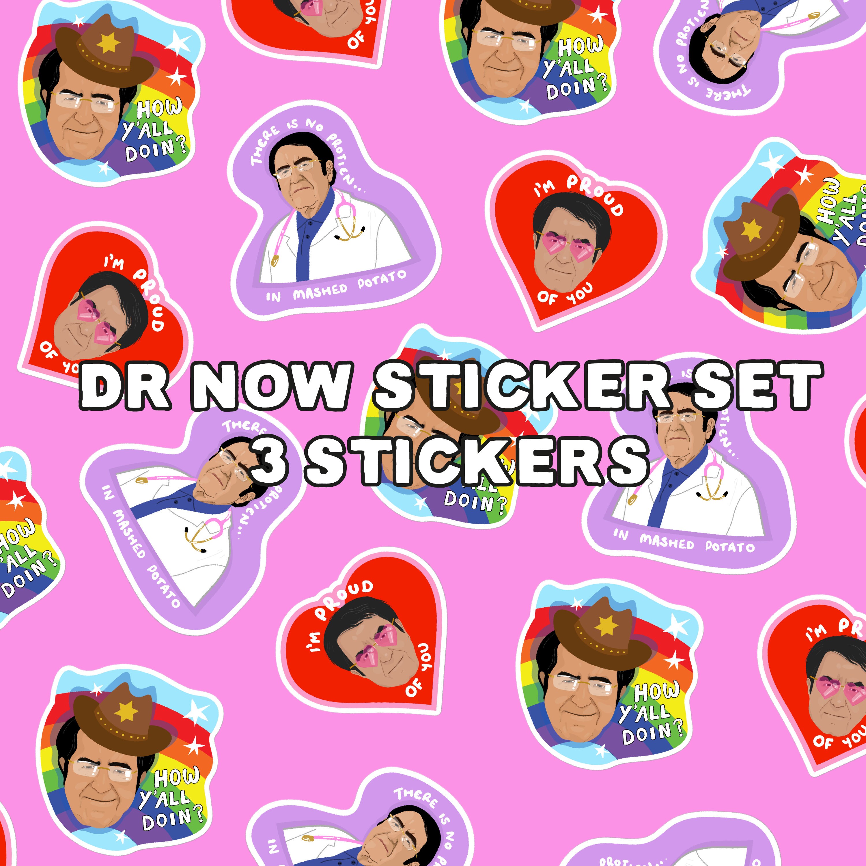 DR NOWZARADAN Vinyl Sticker Set of 3 Dr Now My 600lb Life | Etsy