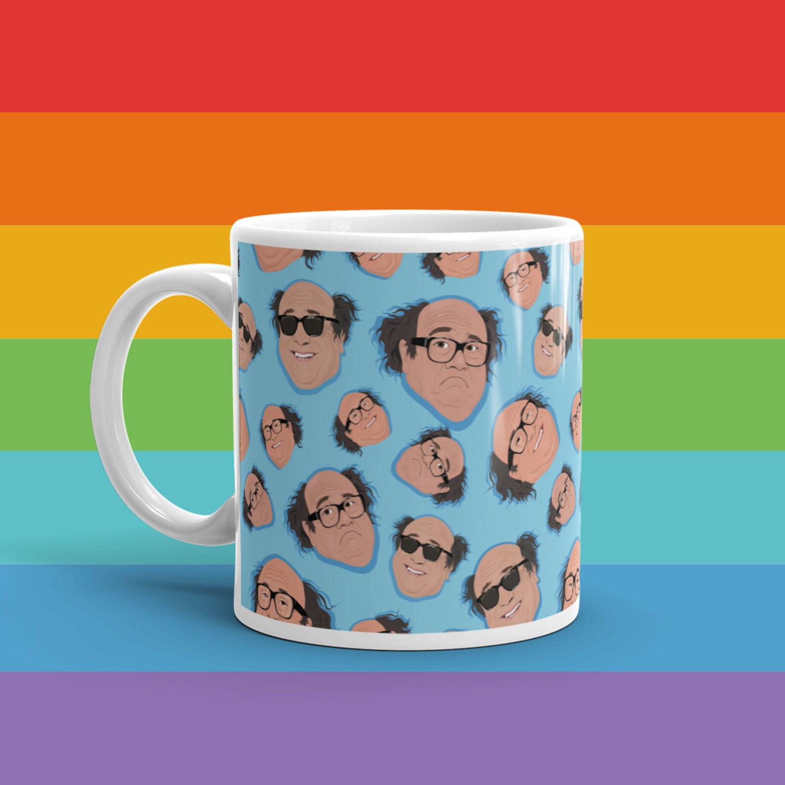 Danny Devito Gift Mug Repeat Print Pop Culture Meme - Etsy