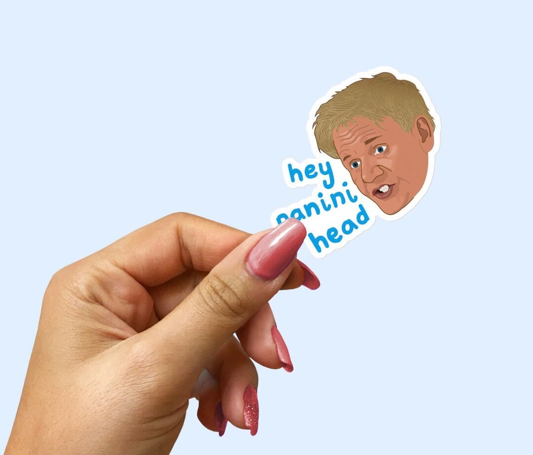 Gordon Ramsay Vinyl Sticker Hey Panini Head Kitchen - Etsy UK