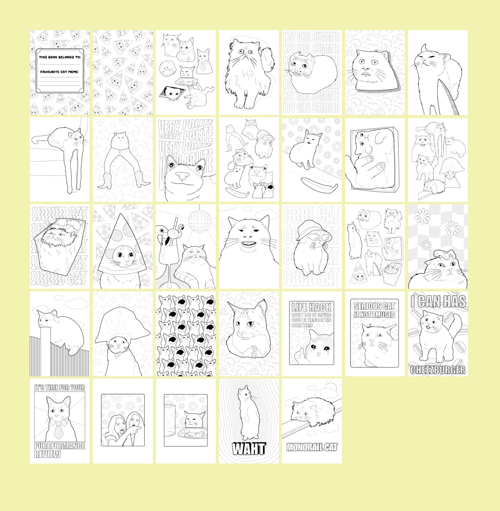 Monorail Cat Papercraft