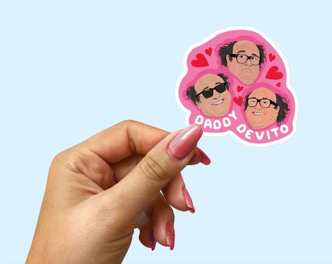 Danny Devito Vinyl Laptop Skateboard Sticker Daddy Devito - Etsy
