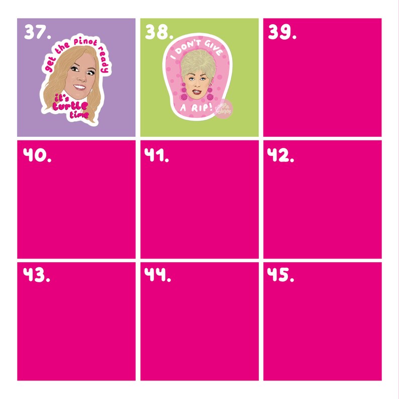 The Real Housewives Stickers PICK 5 - Etsy