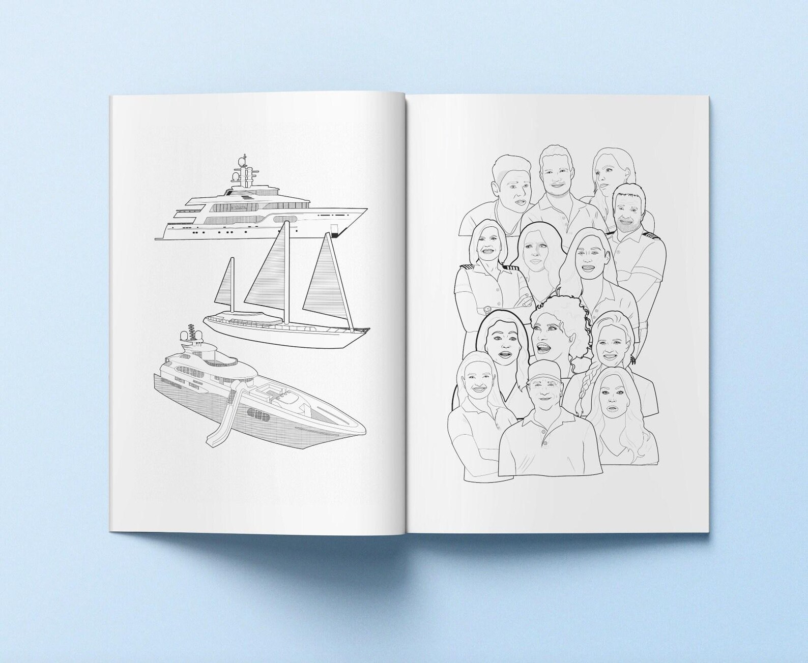 The Yachtie Adult Gift Coloring and Activity Book - Below Deck Yachting ...
