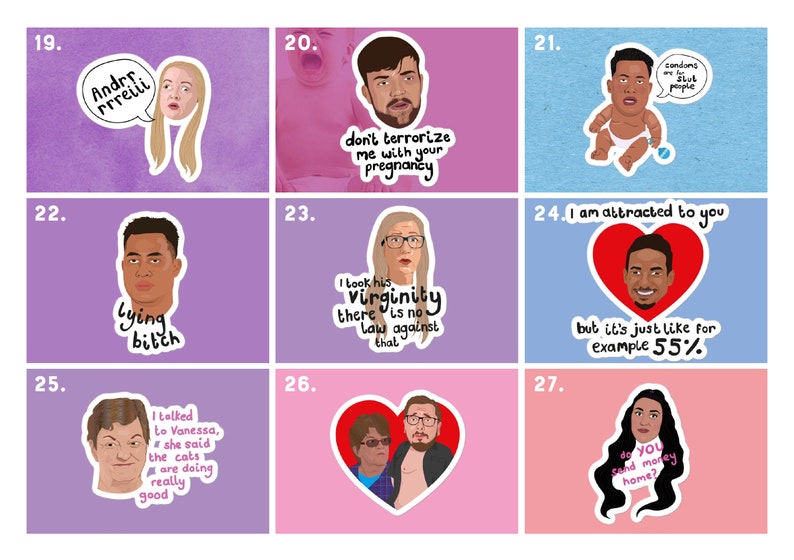 90 Day Fiancé Stickers PICK 3 | Etsy