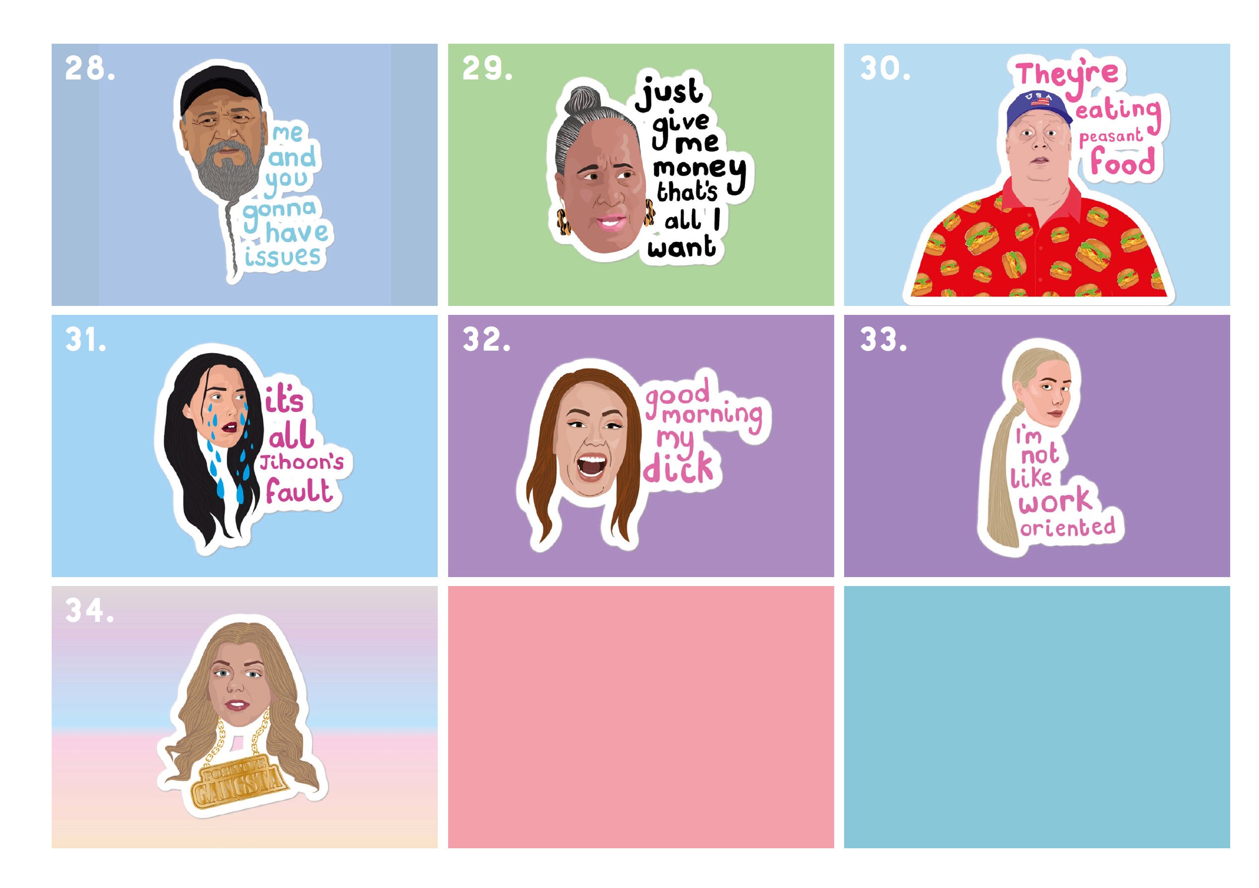 90 Day Fiancé Stickers PICK 3 | Etsy