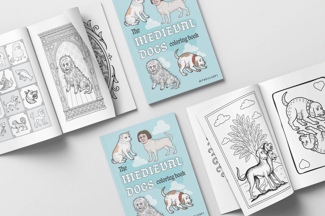Weird Medieval Dog Adult Coloring Book - Memes Meme Gift Funny Comedy ...