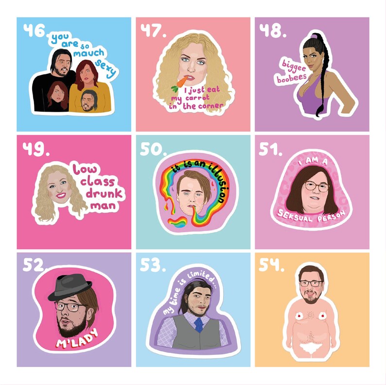 90 Day Fiancé Stickers PICK 3 | Etsy