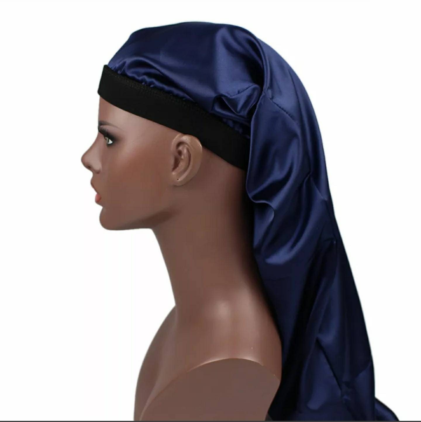 Double-layer Reversible Long Satin Locs, Braids Bonnet Unisex Extra ...