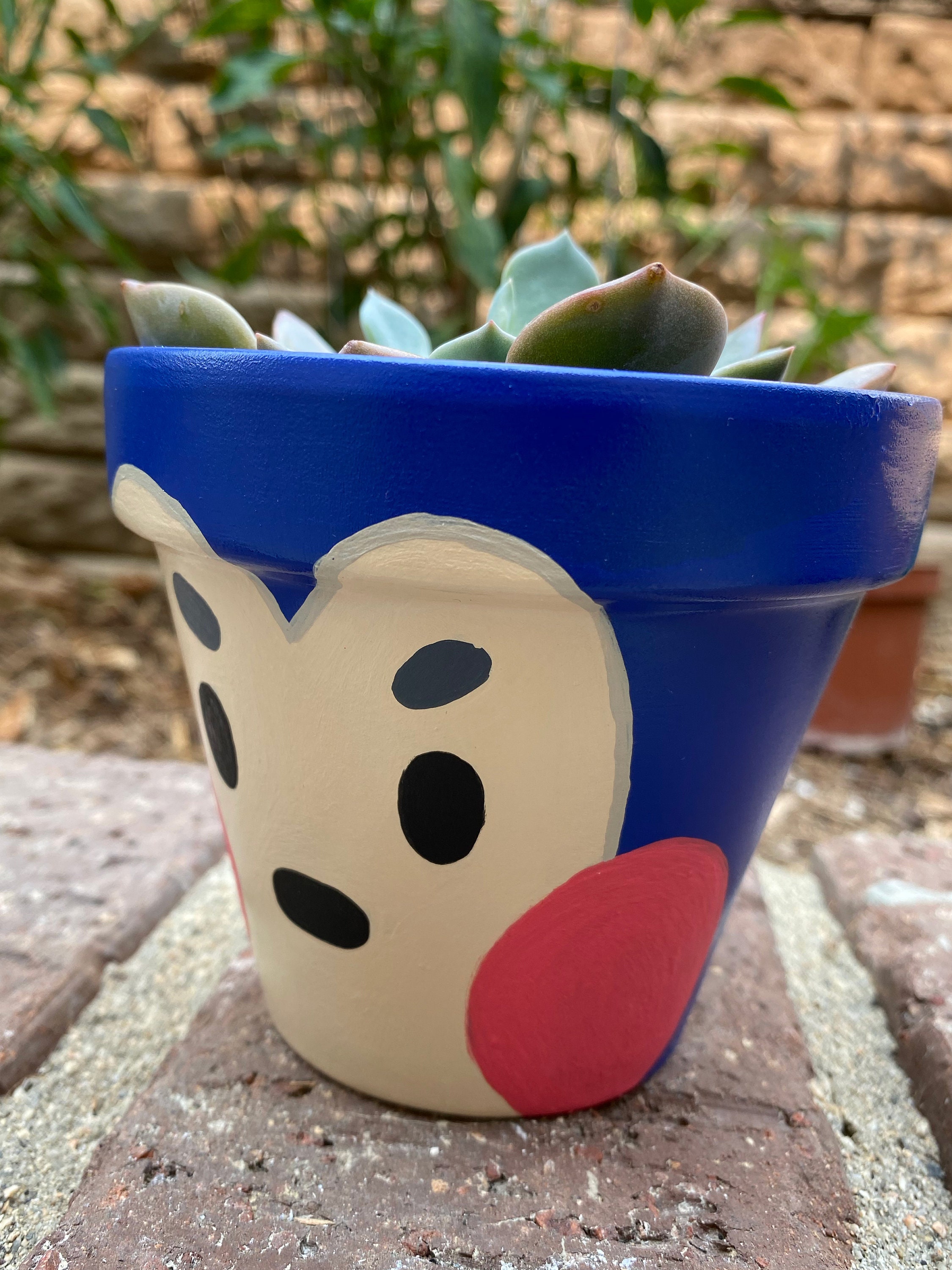 Mabel Animal Crossing Handpainted Terracotta Flower Pot - Etsy