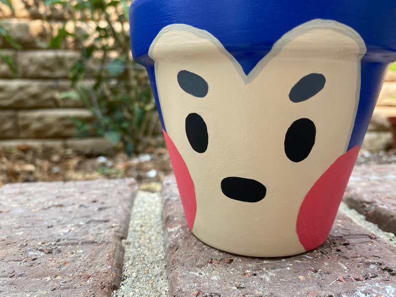 Mabel Animal Crossing Handpainted Terracotta Flower Pot - Etsy