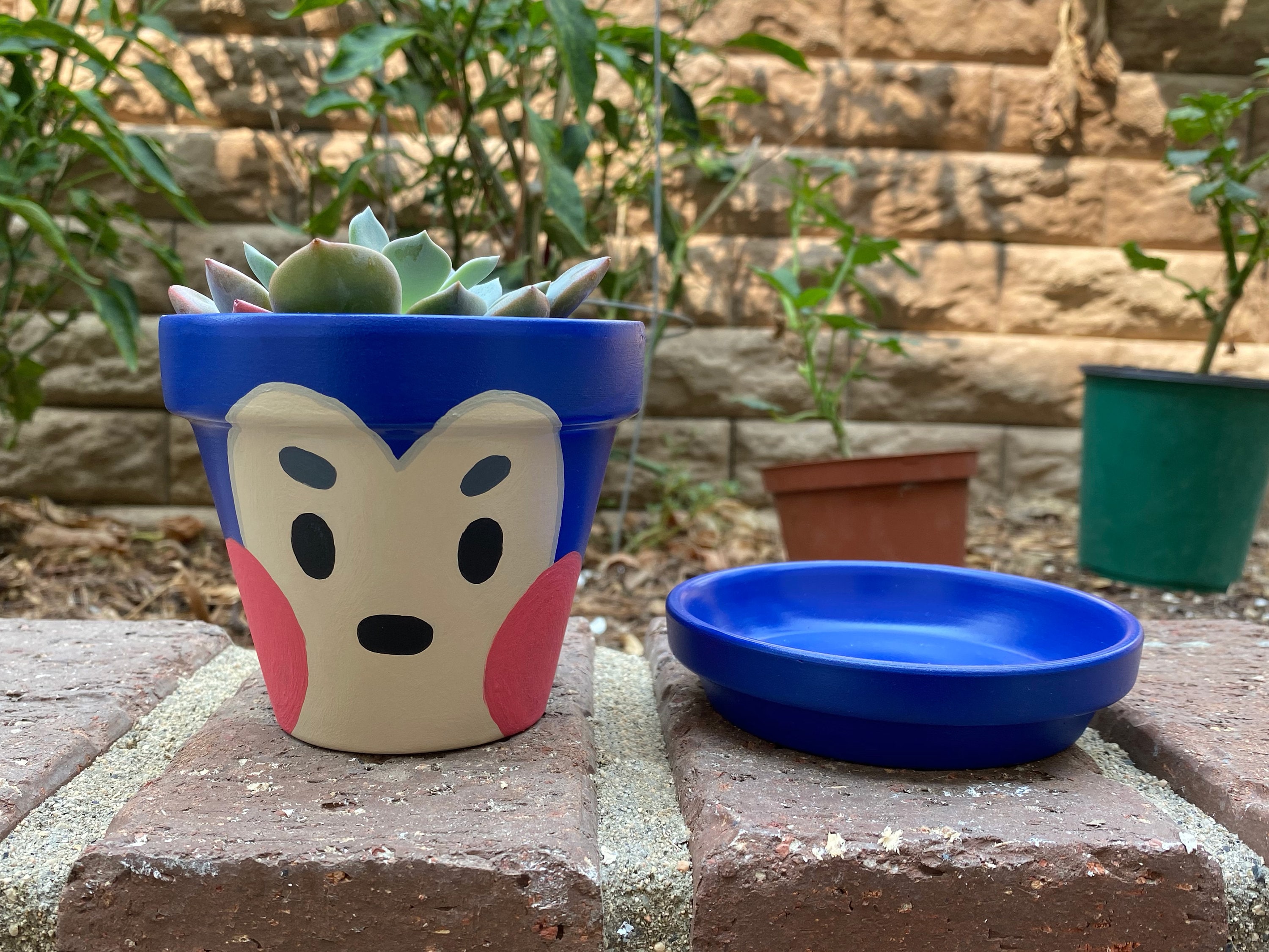 Mabel Animal Crossing Handpainted Terracotta Flower Pot - Etsy