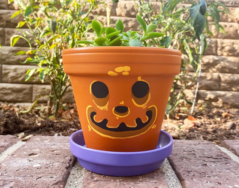 Jack Animal Crossing Handpainted Terracotta Flower Pot - Etsy