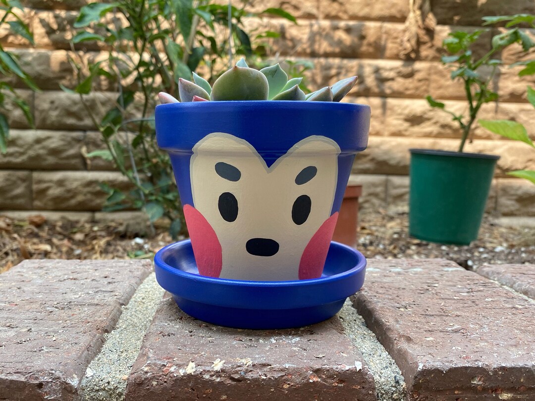 Mabel Animal Crossing Handpainted Terracotta Flower Pot - Etsy