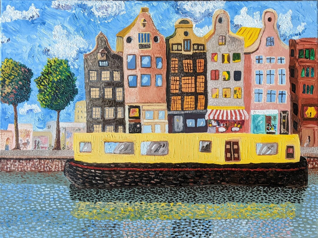 The Dense Houses in Amsterdam - Etsy