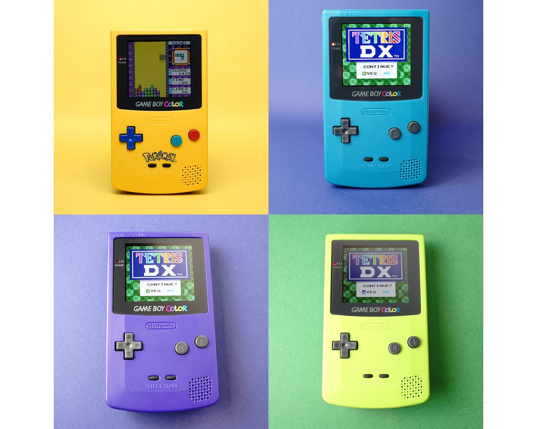 Nintendo Game Boy Color | IPS Q5 XL | Refurbished Game Boy | Modded ...