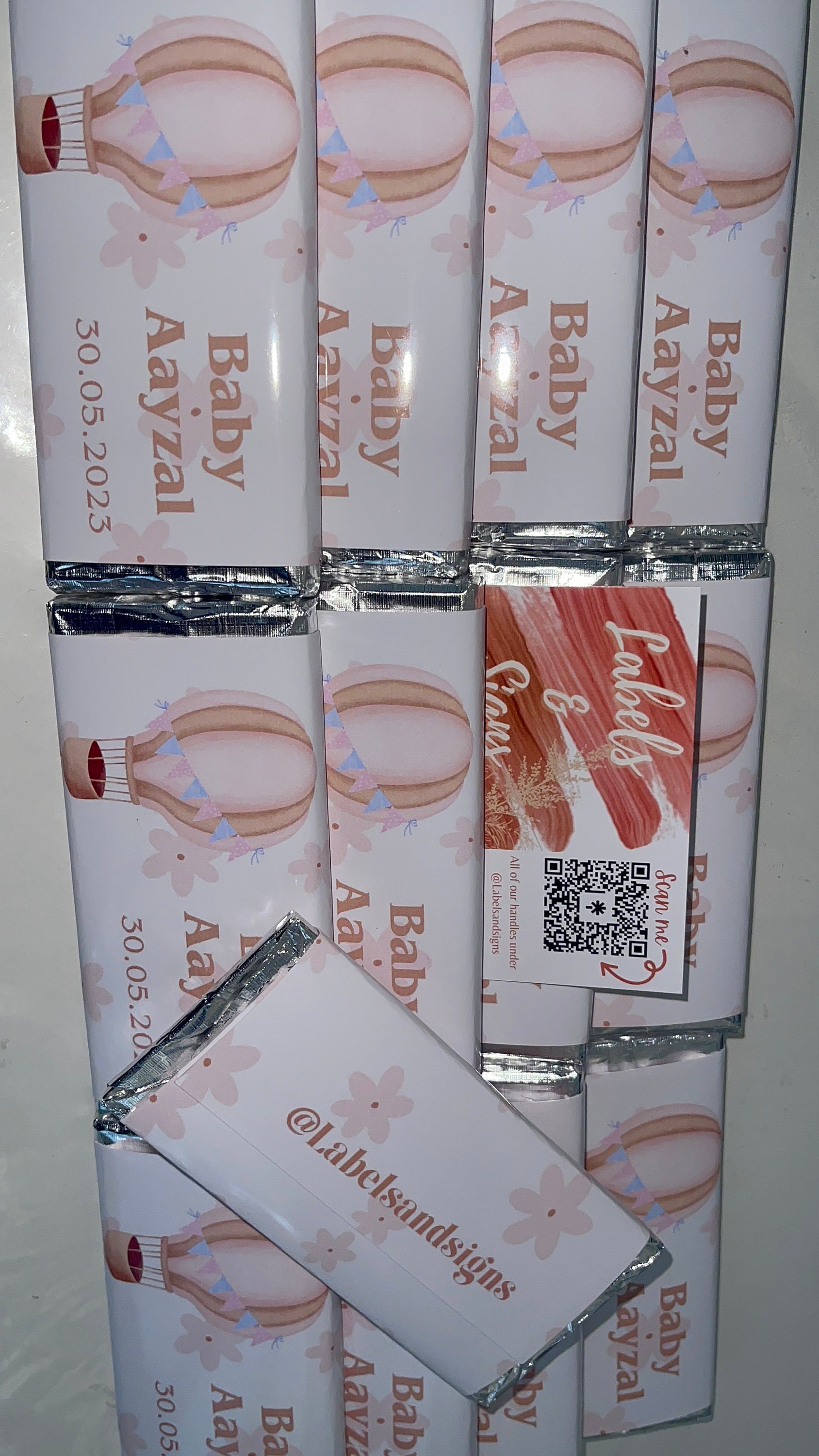 Personalised Mini Chocolate Bars - Etsy