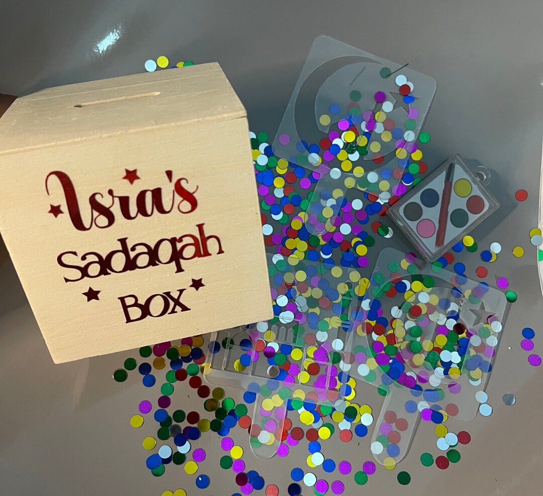 Personalised Sadaqah Box - Etsy