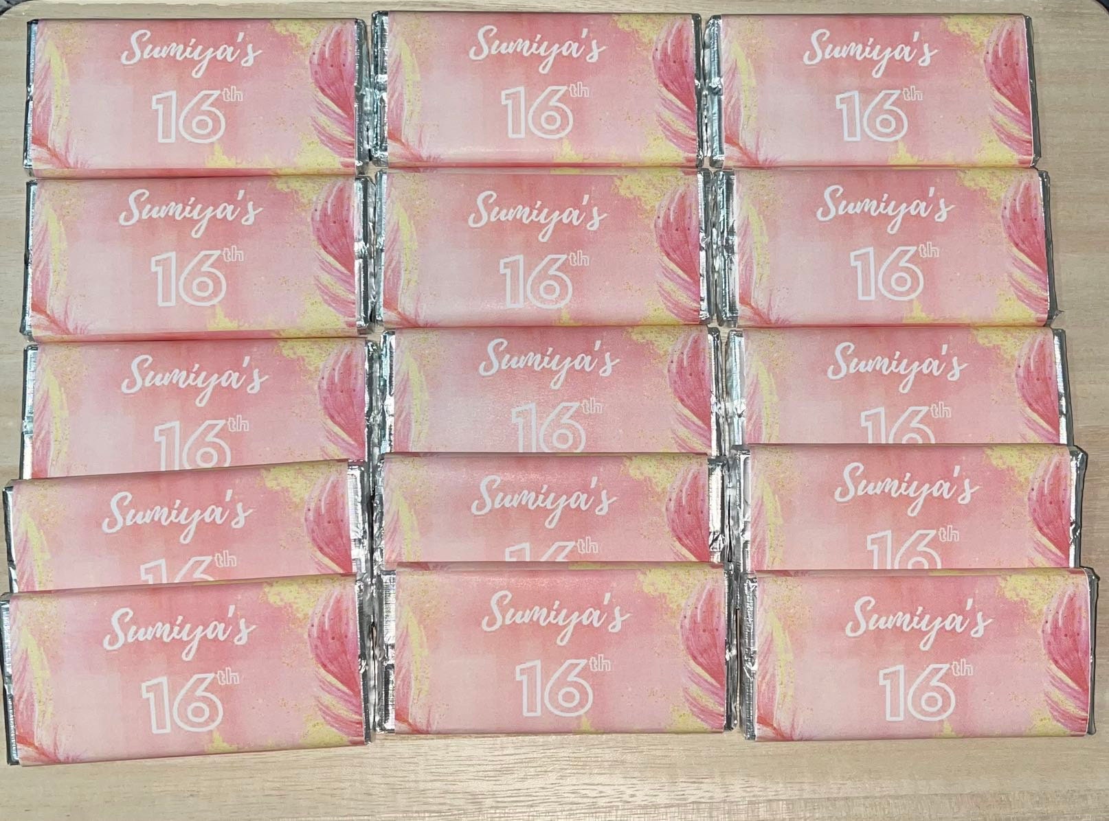 Personalised Mini Chocolate Bars - Etsy