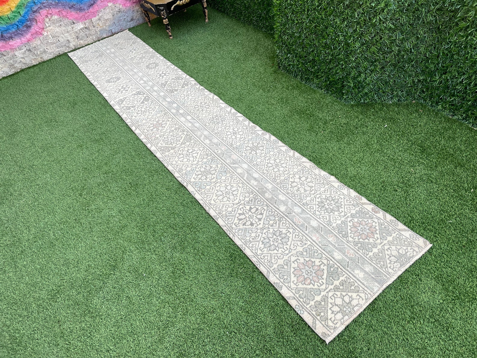 Extra Long Runner Turkish Patchwork Rug Vintage Runner - Etsy