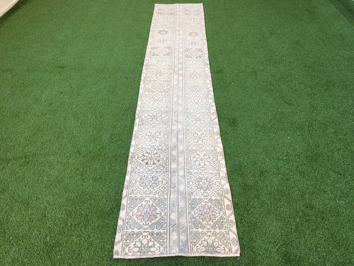 Extra Long Runner Turkish Patchwork Rug Vintage Runner | Etsy