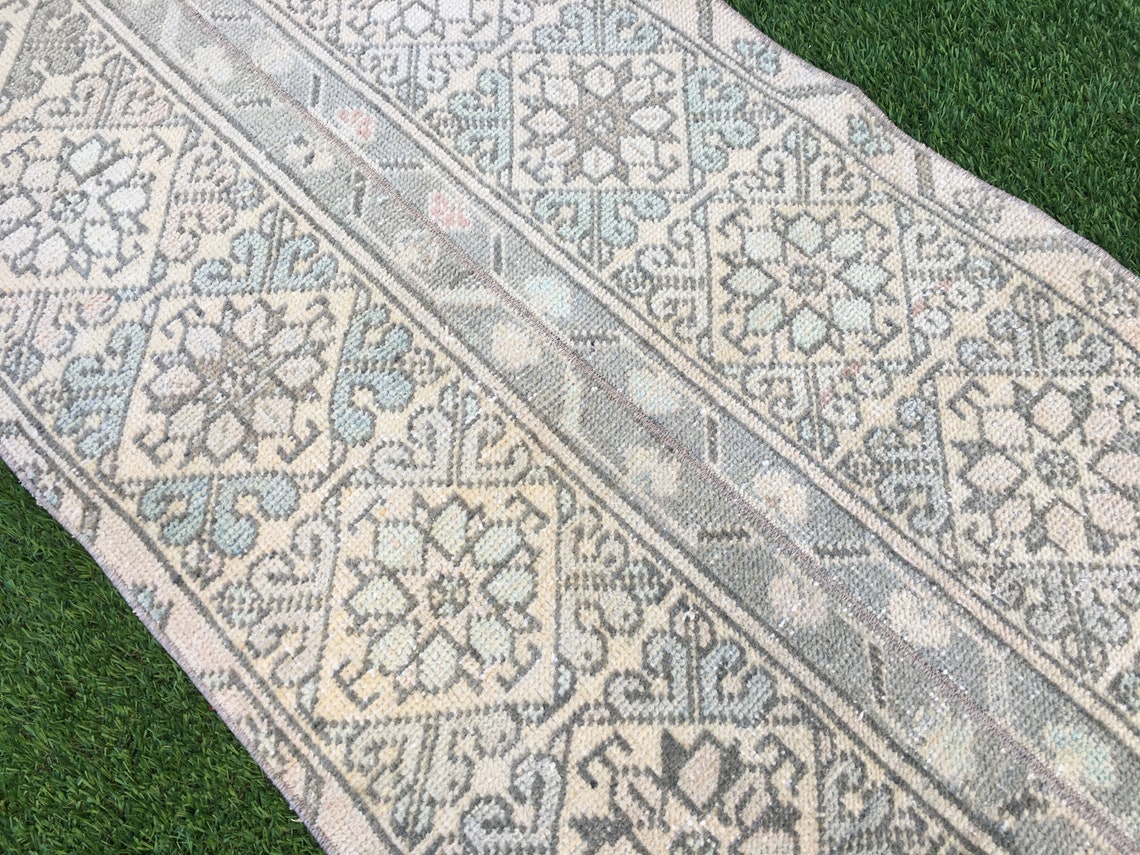 Extra Long Runner Turkish Patchwork Rug Vintage Runner | Etsy