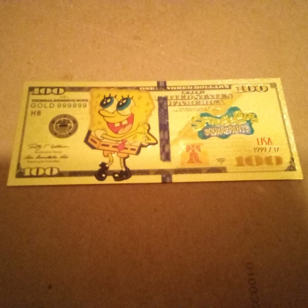 Spongebob Gold Coin - Etsy