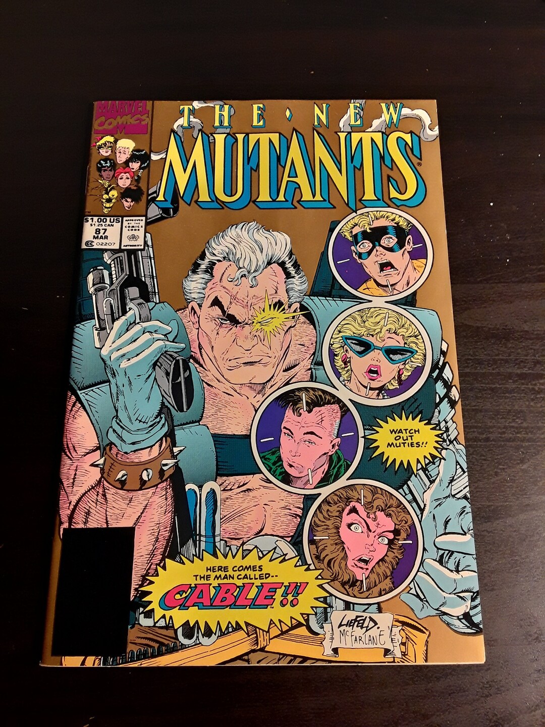 The New Mutants #87. 2nd Print. First Appearance of Cable. - Etsy