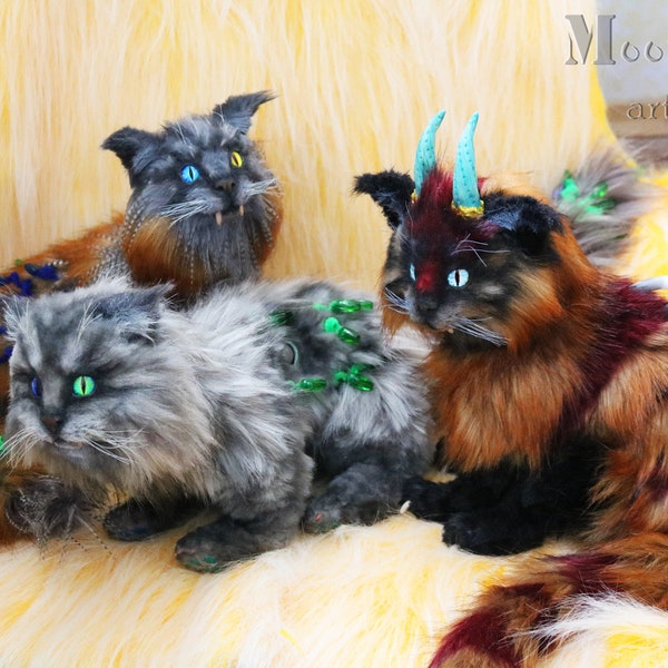 Fantasy Cat Art - Etsy