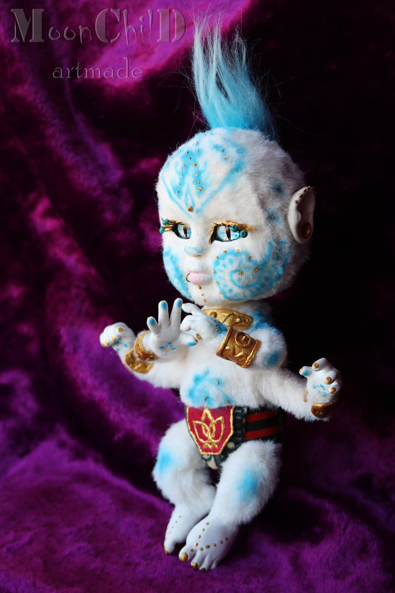Baby Jinn Djinn 26 Cm Posable Artdoll Humanoid Doll Fantasy - Etsy Canada